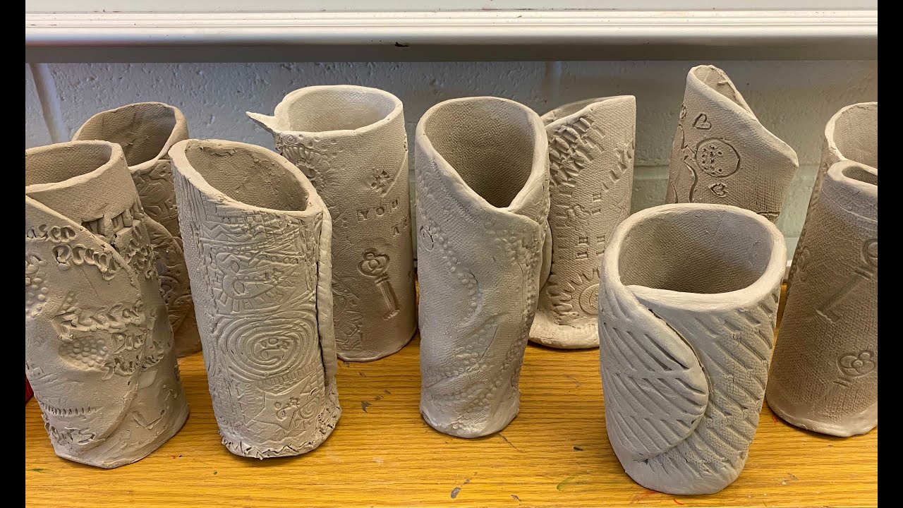 Easy Clay Wrap Vase Tutorial - YouTube