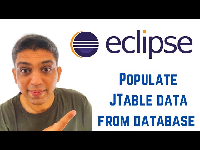 Java Eclipse Gui Tutorial 9 Populate Jtable Data From Tutorial On Java Eclipse Gui Tutorial 9 Populate Jtable Data From Tutorial On