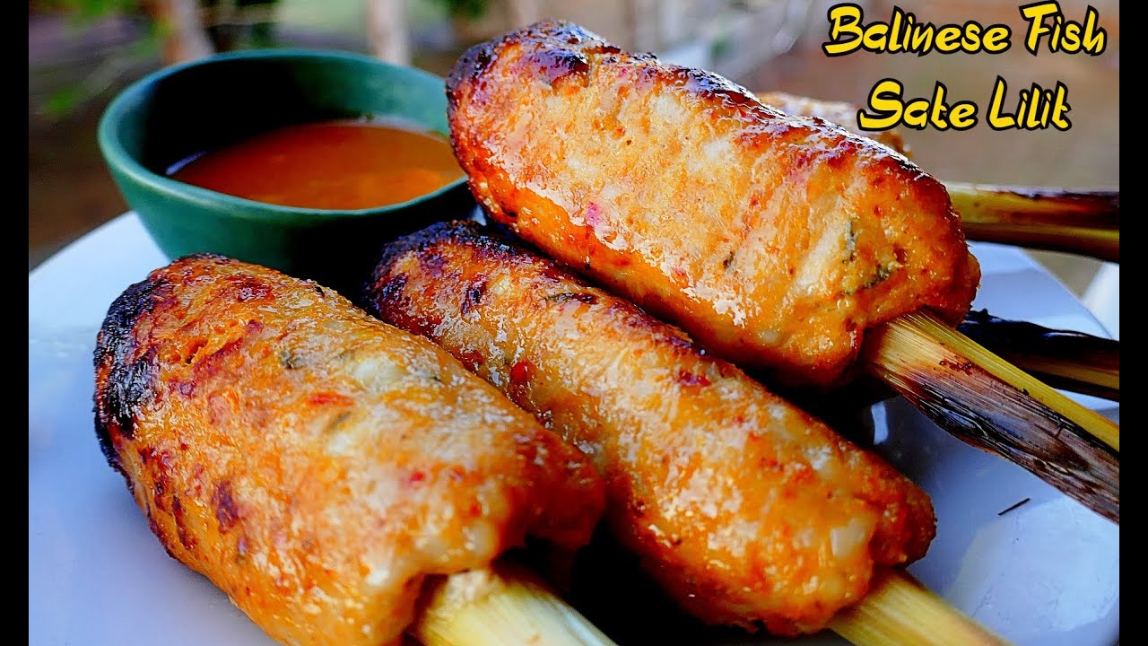 Delicious Balinese Fish Satay - Sate Lilit - YouTube