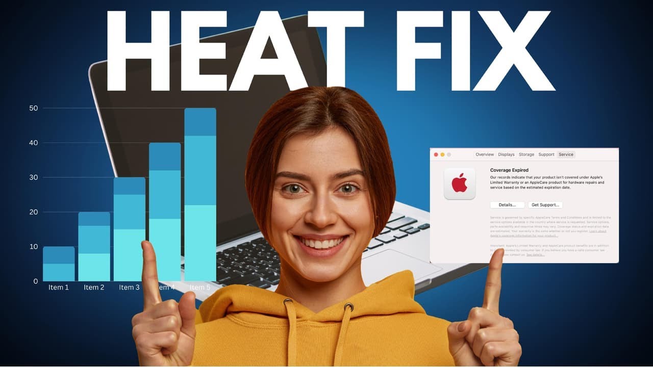 Macbook Pro Fix Heat Solution - YouTube