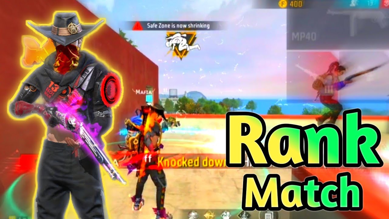 Free fire rank match gameplay - YouTube