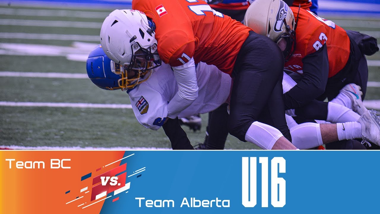 U16 Provincial Team Football: Team BC vs Team Alberta [December 21 ...