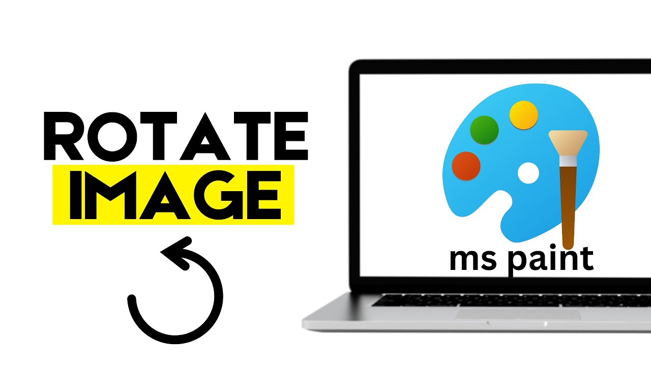 How Rotate Image in Microsoft Paint - YouTube