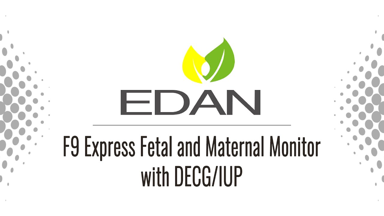 Edan F9 Express Fetal and Maternal Monitor with DECG/IUP · Medical ...