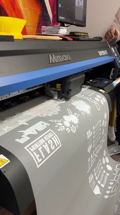 30” WIDE MEGA DTF GANG SHEET ONLY ON MIMAKI DTF PRINTER - YouTube