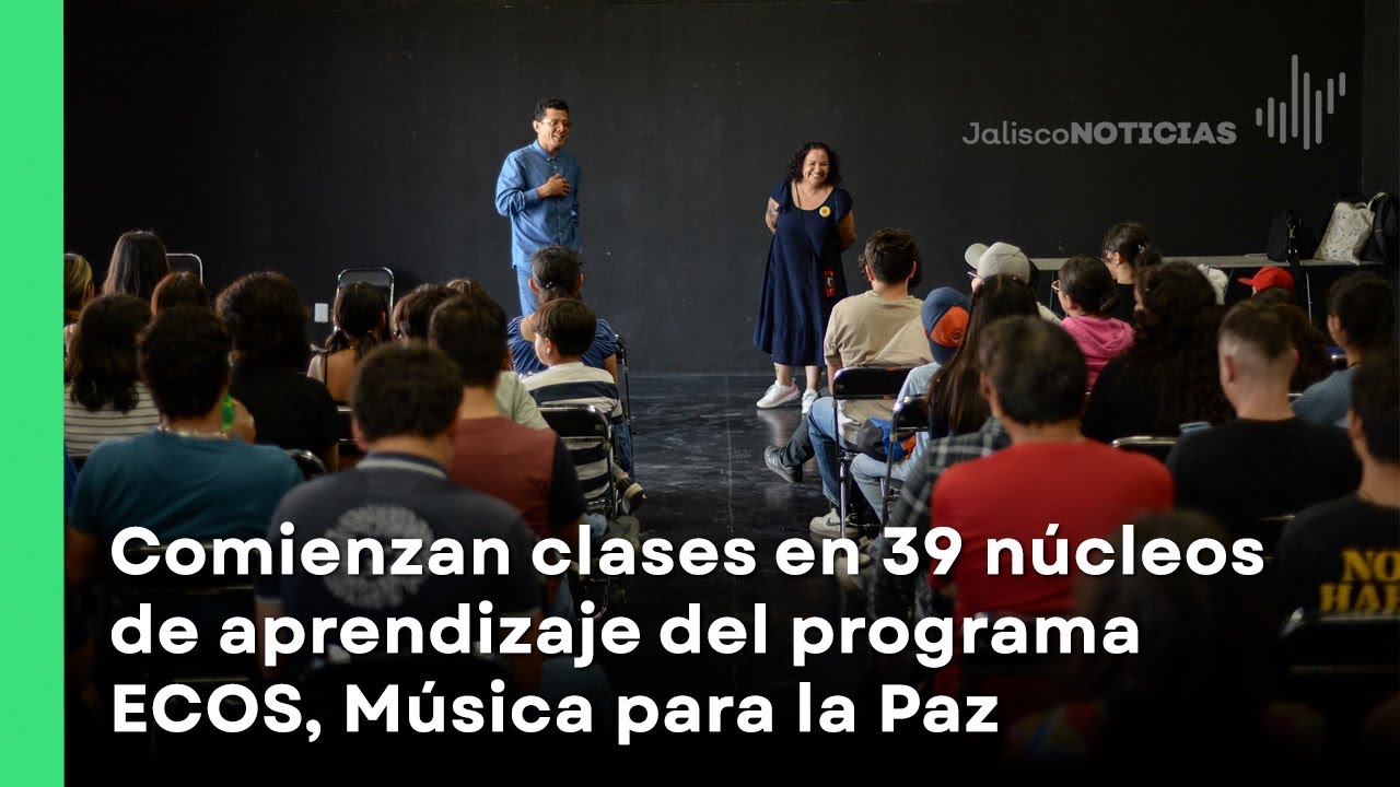 Comienzan clases en los 39 núcleos de aprendizaje del programa ECOS, Música para la Paz | JN ...