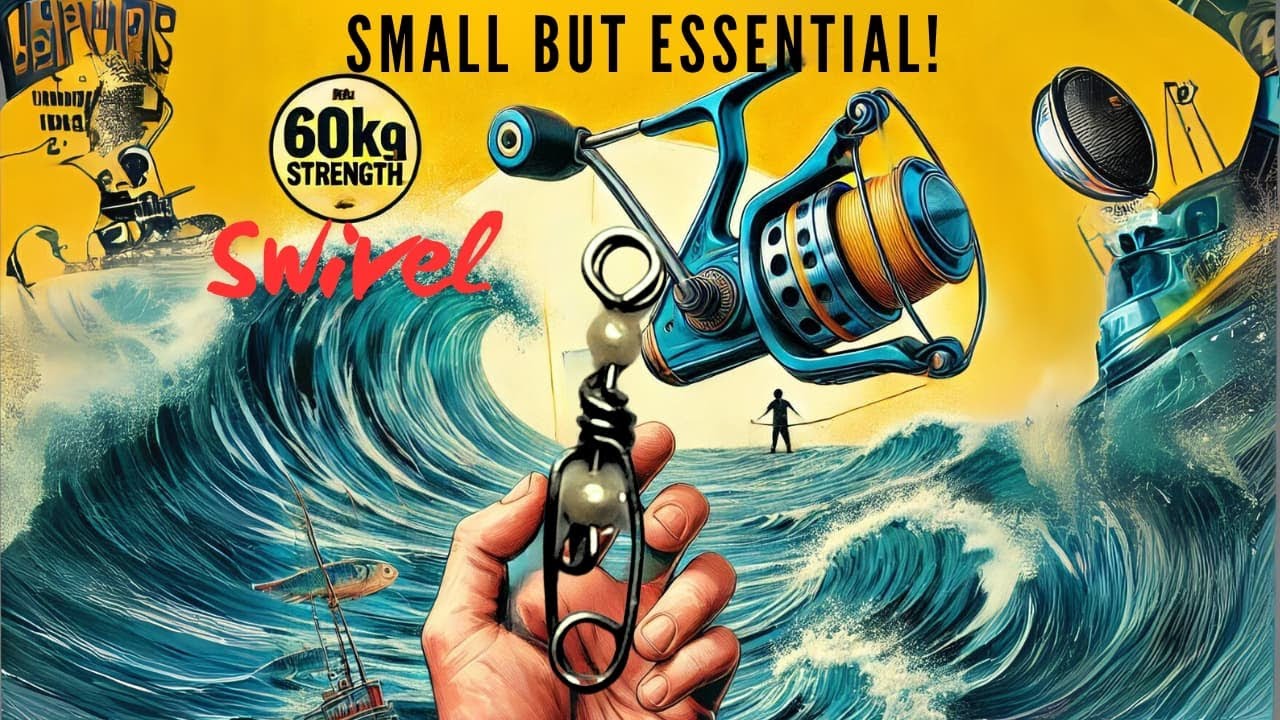 60KG Strength Fishing Swivel - YouTube