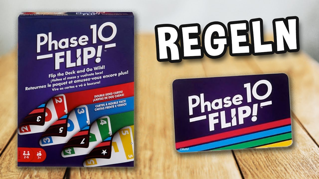 PHASE 10 FLIP - Spielregeln TV (Spielanleitung Deutsch) - MATTEL GAMES ...