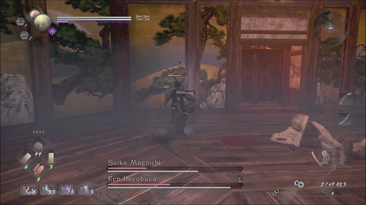 Nioh 2: Ren Hayabusa VS Saika Magoichi - YouTube