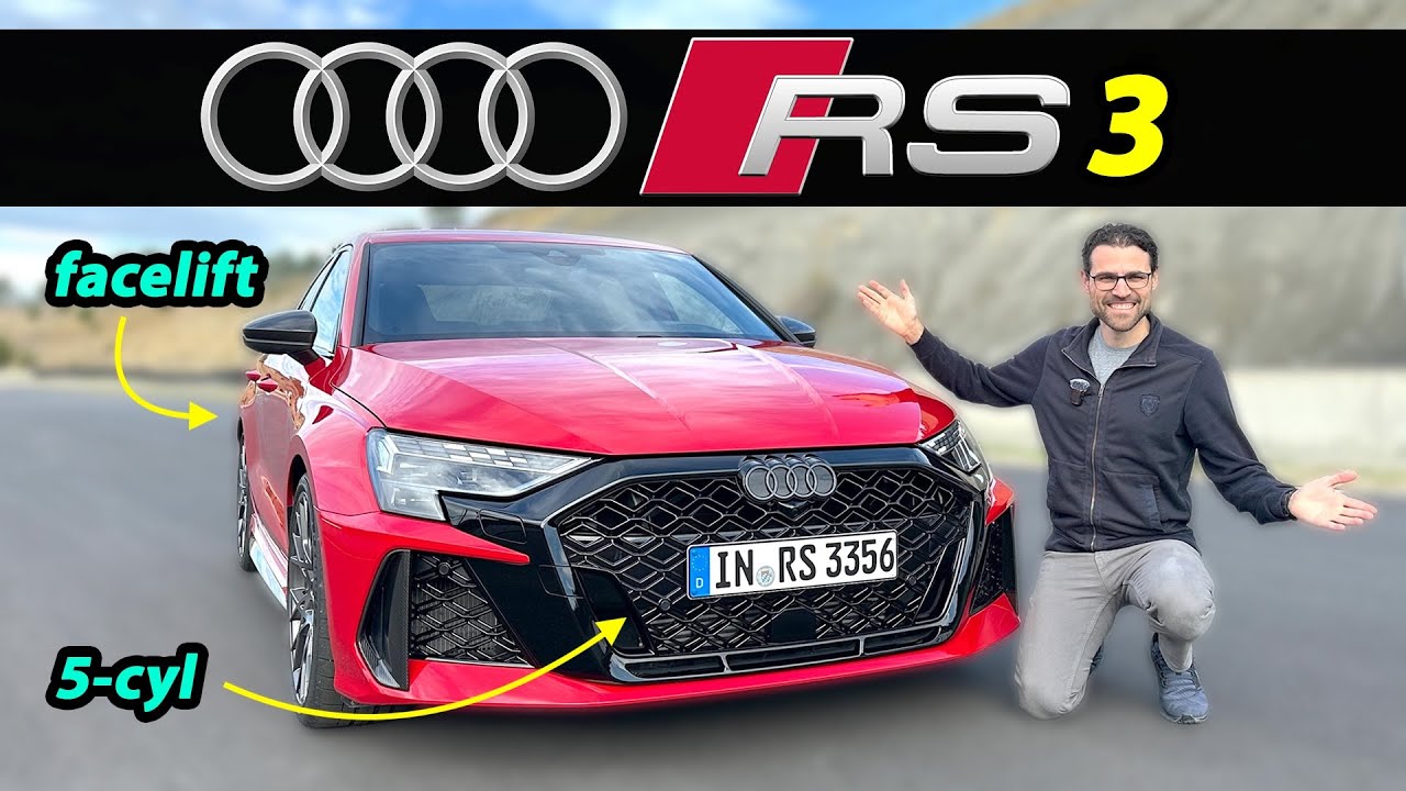 The perfect compact racer? Updated Audi RS3 driving REVIEW - YouTube