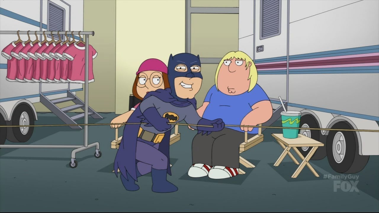 Family Guy Classic Batman Wall Climb - YouTube