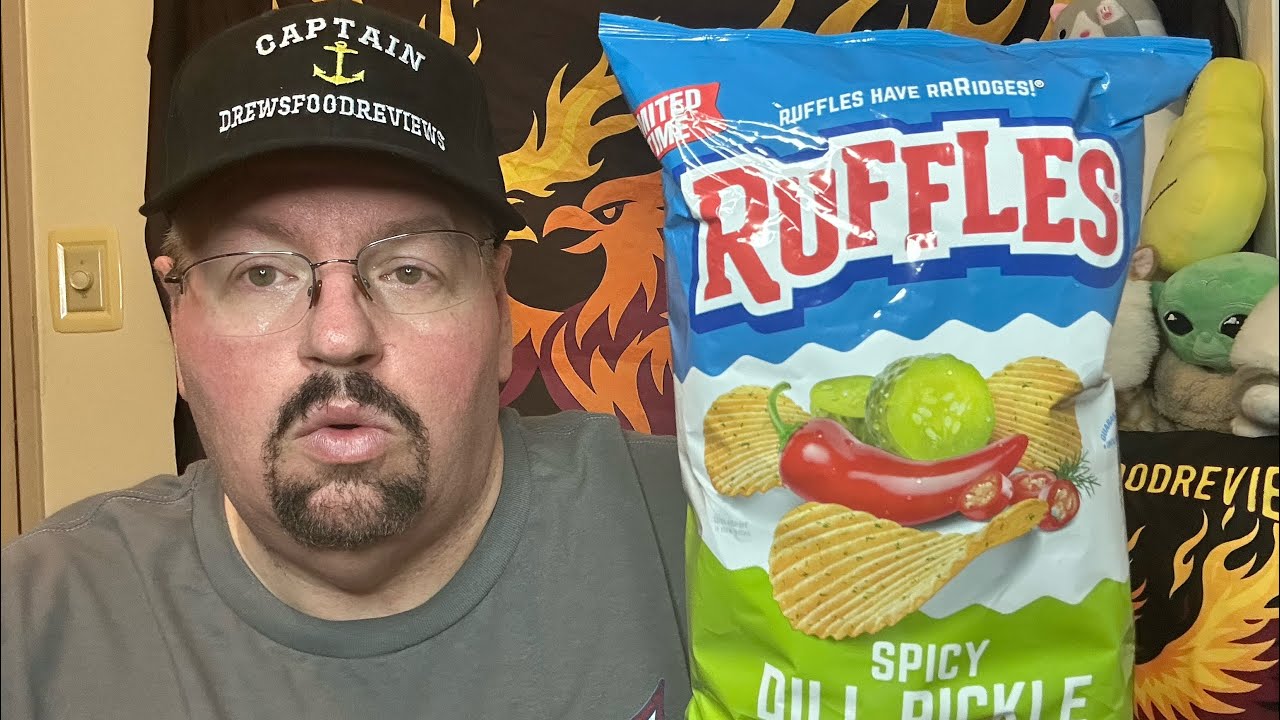 Search for snacks : Ruffles Spicy Dill Pickle - YouTube