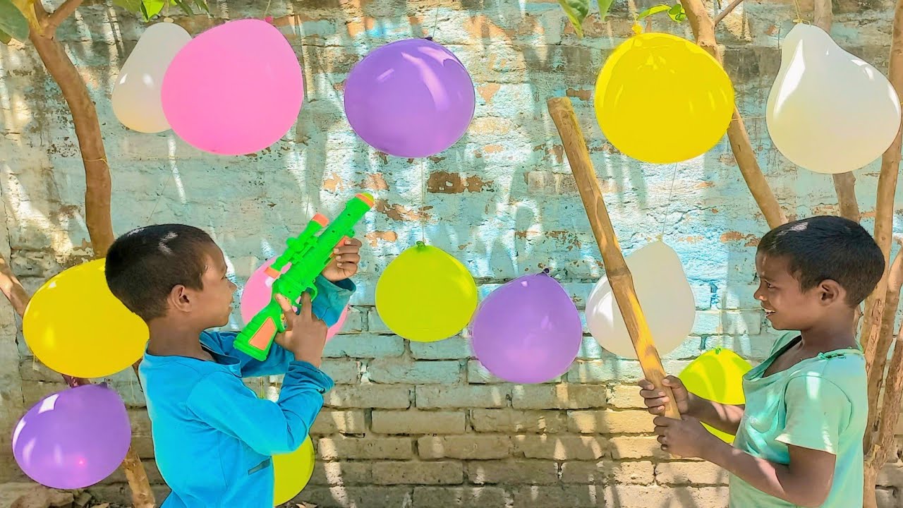 Balloon shooter video2/@fullfilltoys - YouTube