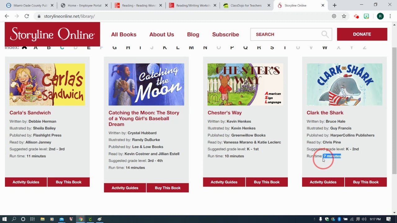 Storyline Online Reading - YouTube