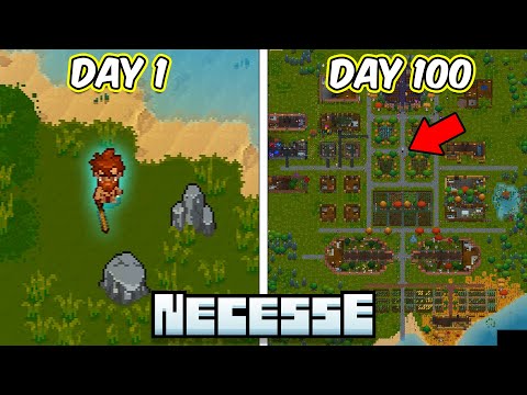 I Spent 100 DAYS In NECESSE And I Was OBSESSED!
