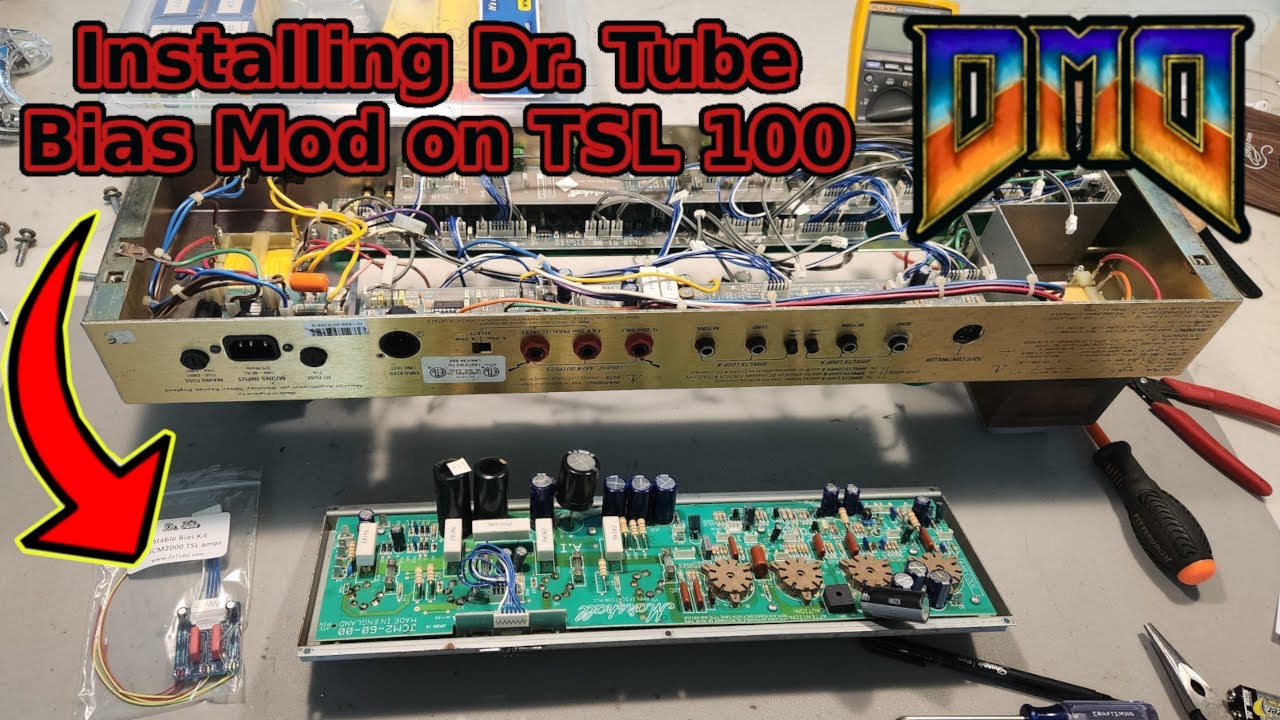 Installing Dr. Tube Bias mod on Marshall TSL 100 - YouTube
