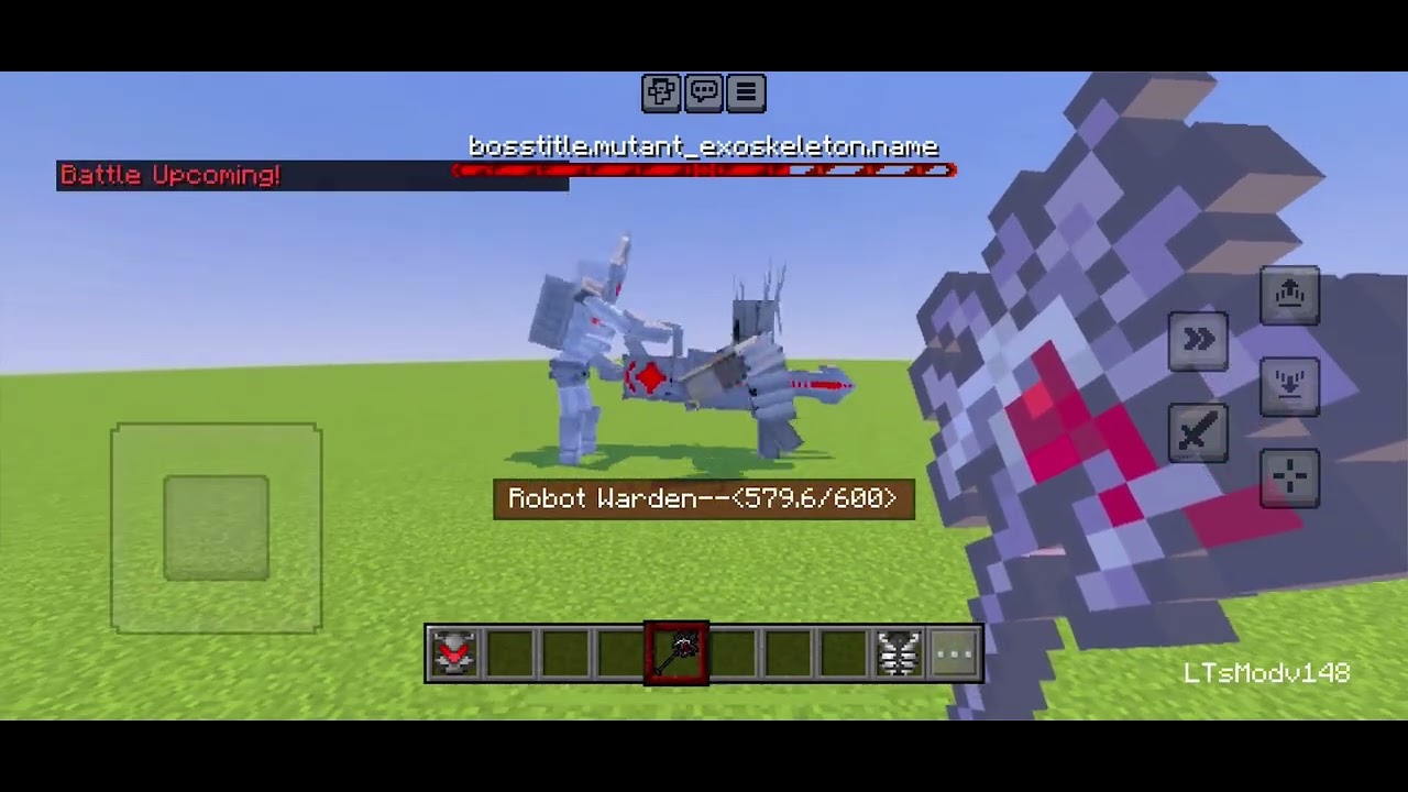 Elite exoskeleton vs robot warden (ltsmods/mechanicraft) - YouTube
