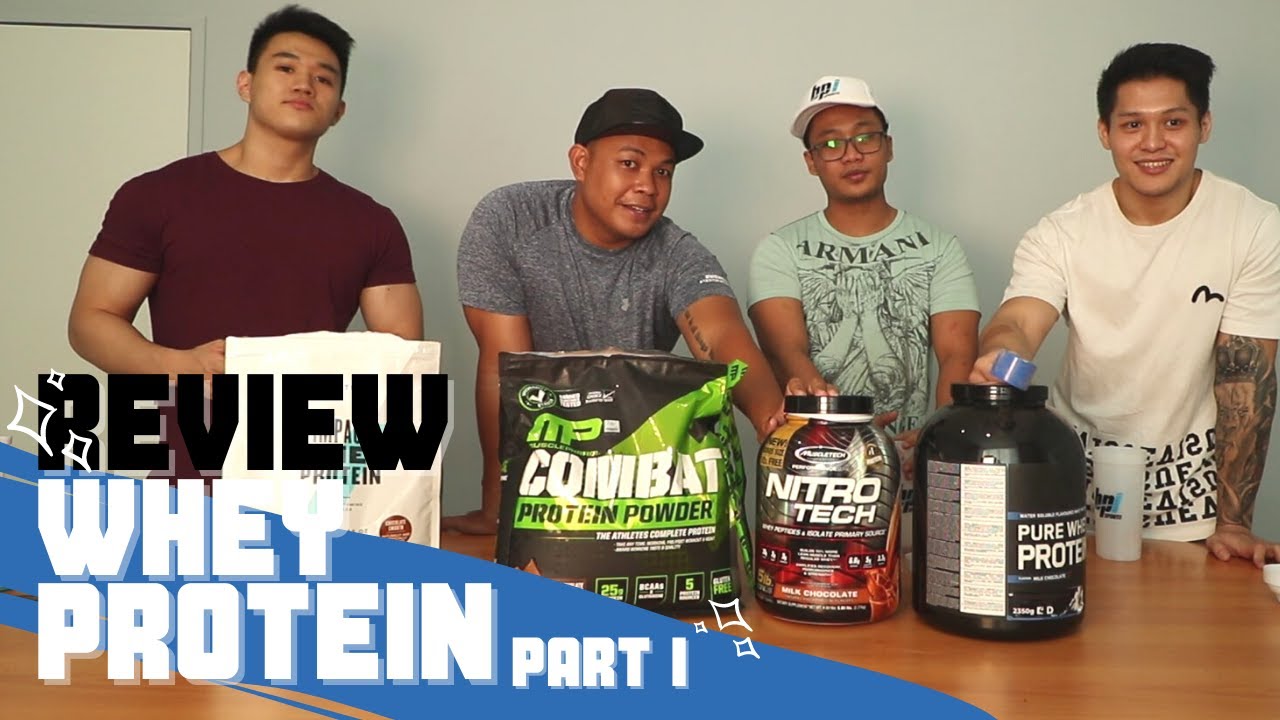 REVIEW WHEY PROTEIN (MyProtein, MP Combat, Muscletech NitroTech ...