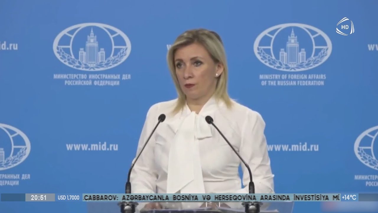 Mariya Zaxarova: Rəsmi Moskva Bakı və İrəvanı təmkinli olmağa çağırır ...
