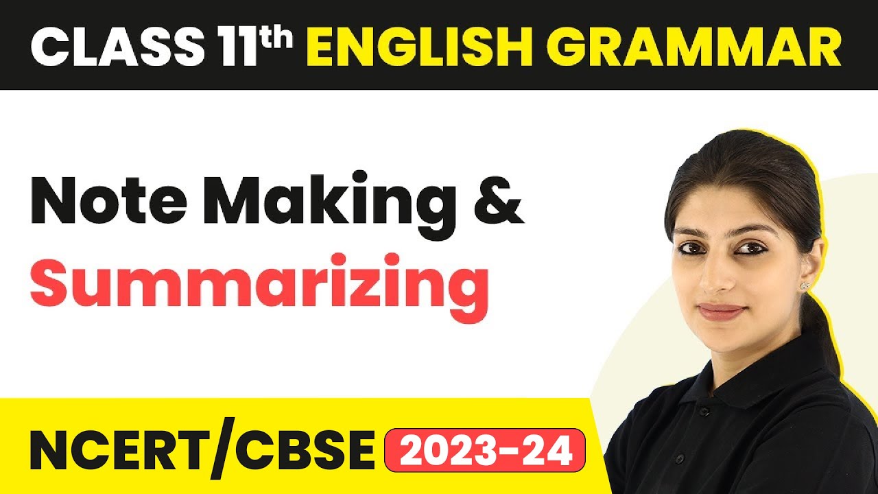 Note Making And Summarization Introduction To Writing Skills Class Note Making And Summarization Introduction To Writing Skills Class