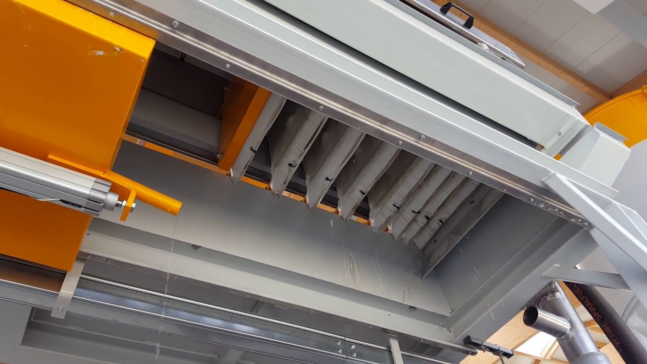 Dripping tray - Filter press OMP - YouTube