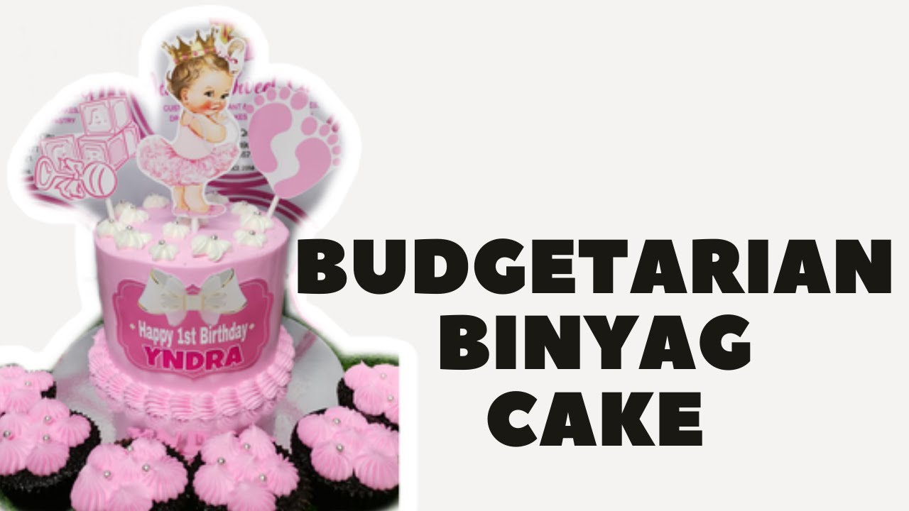 Budgetarian Binyag Cake - YouTube