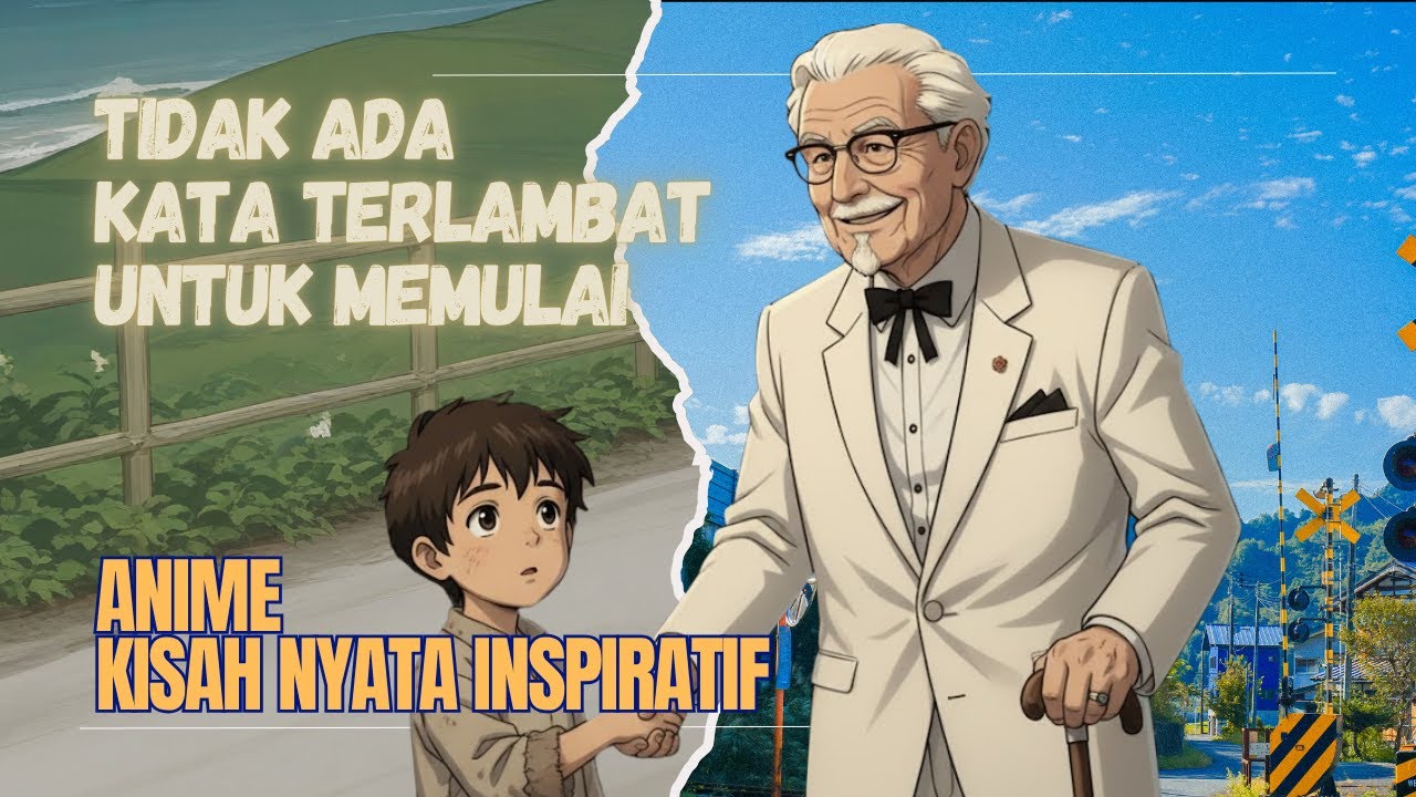 Ditolak 1009 Kali : Anime Kisah Nyata Colonel Sanders Membangun KFC di ...