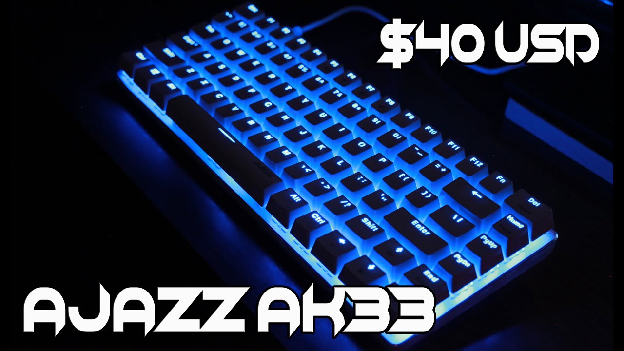 Teclado chino barato, ¿vale la pena? | Ajazz AK33 White | Unboxing ...