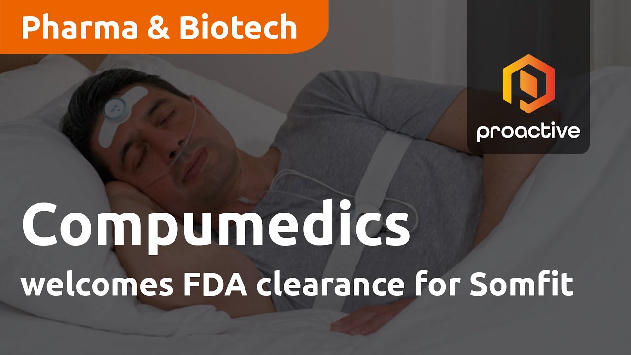 Compumedics welcomes FDA clearance for Somfit - YouTube