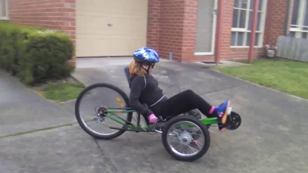 Homemade recumbent trike MANTIZ OF THE SOUTHER-KROSS - YouTube