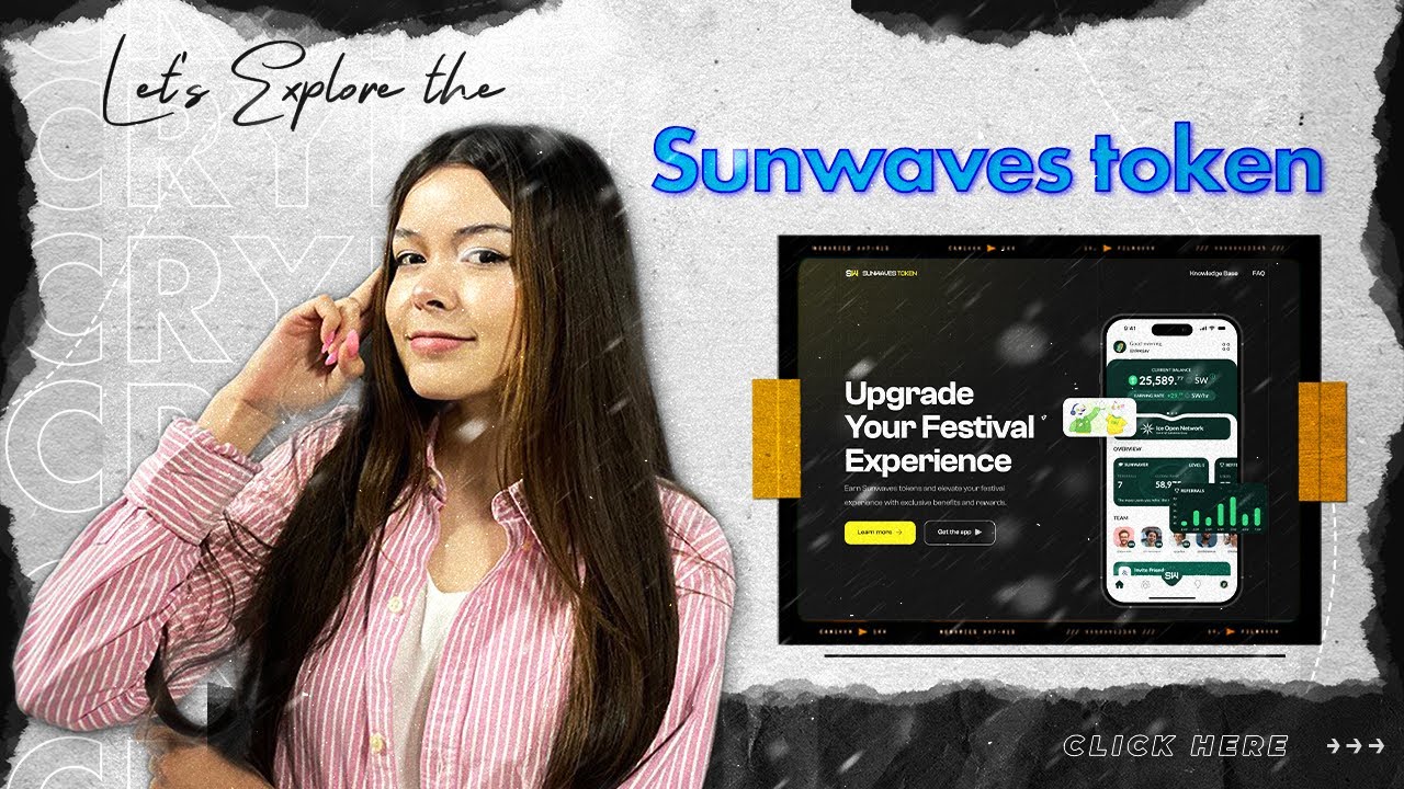 Sunwaves token SW earn SW with just a tap! - YouTube