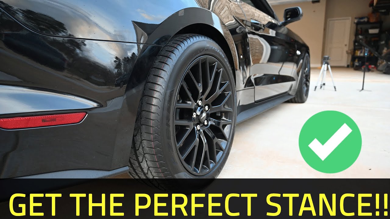 Installing 2021 Mustang GT Performance Pack Wheel Spacers - YouTube