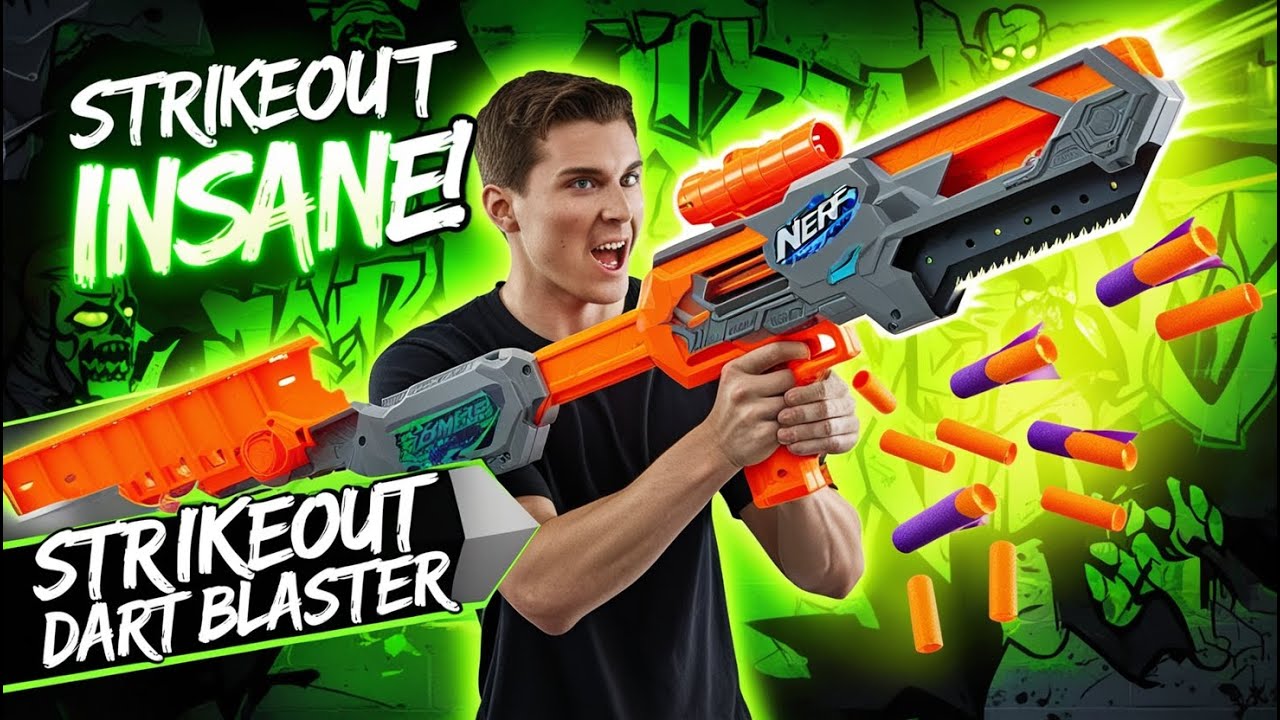 NERF Zombie Strikeout Dart Blaster Review | The Ultimate Backyard ...