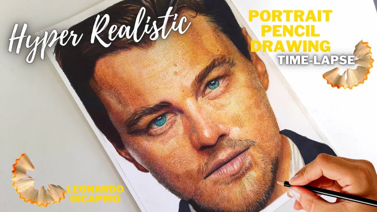 Realistic Color Pencil Portrait Drawing - YouTube