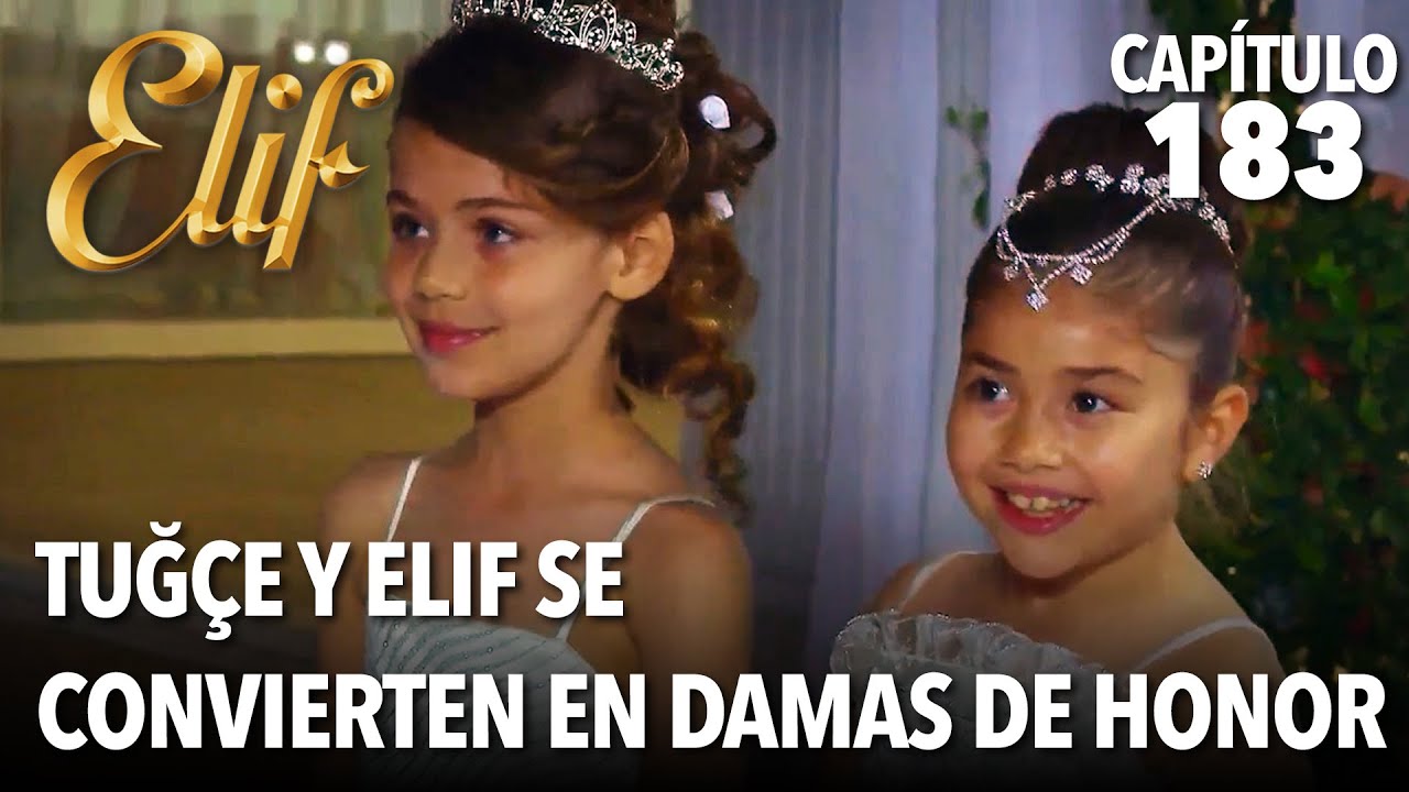 Tuğçe y Elif se convierten en damas de honor | #Elif Capitulo 183 - YouTube