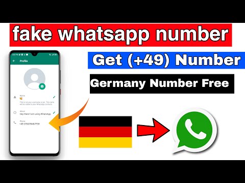 Get (+49) Germany Number for WhatsApp | Create fake whatsapp account ...