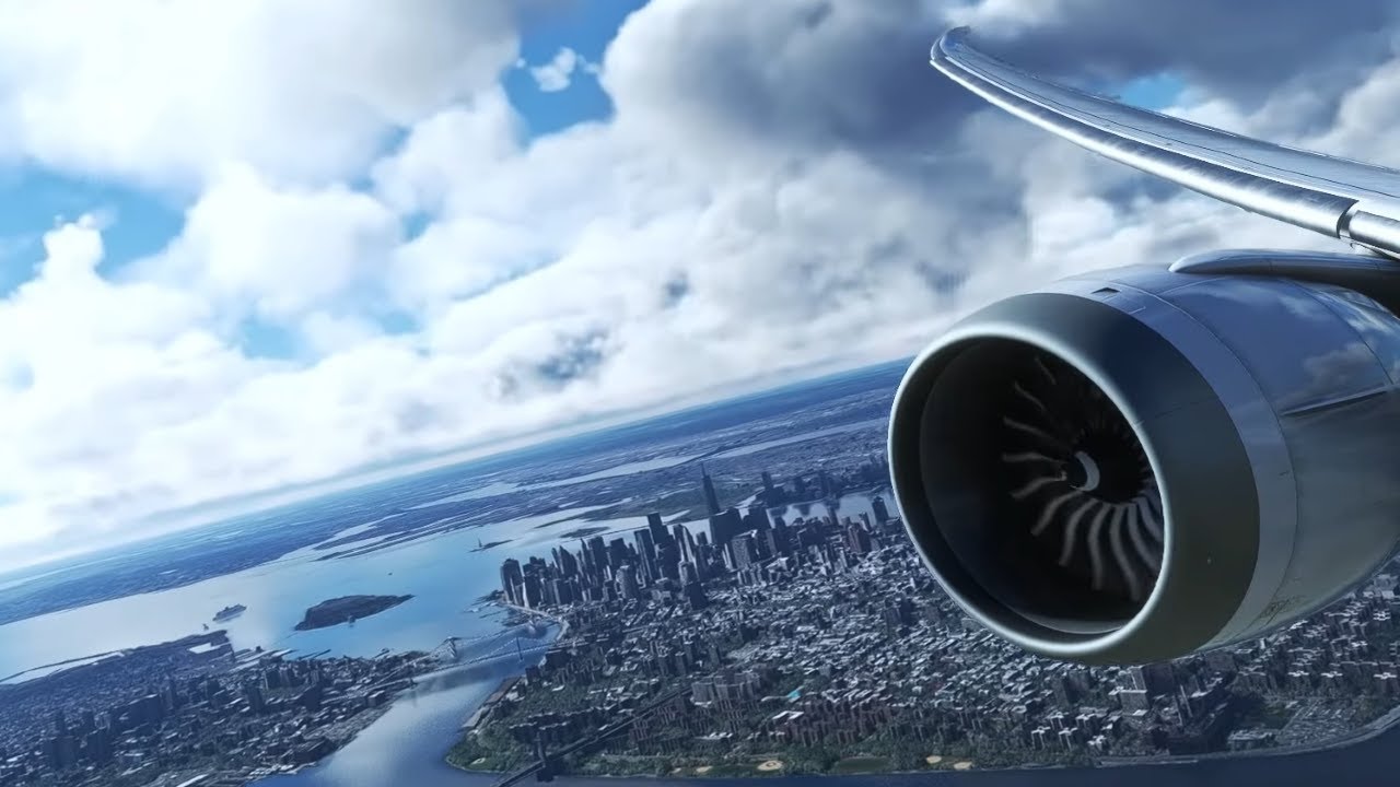 Stunning Approach over Manhattan! | 787-9 Landing at JFK | MSFS 2020 ...