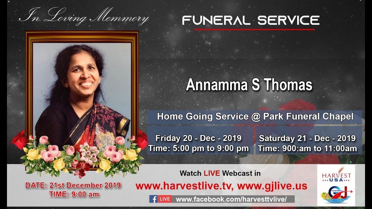 Viewing Service of Annamma Thomas - YouTube