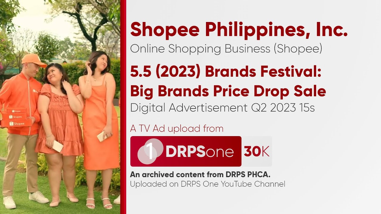 Shopee 5.5 (2023) Brands Price Drop Festival Sale Digital Ad Q2 2023 ...