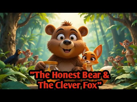 The Honest Bear & The Clever Fox"#UrduStories #MoralStories # ...