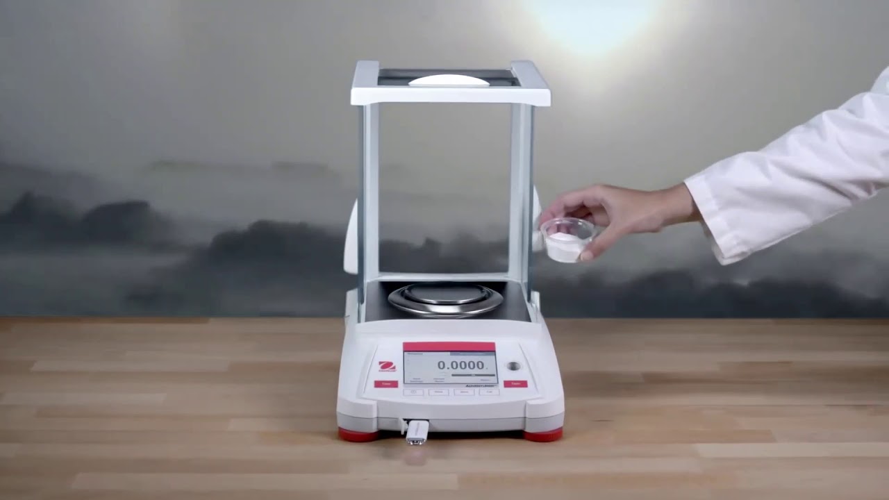 OHAUS Adventurer® Analytical and Precision Balances - YouTube