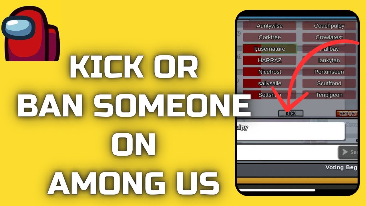 How to Kick Or Ban Someone In Among Us (EASY!) - YouTube