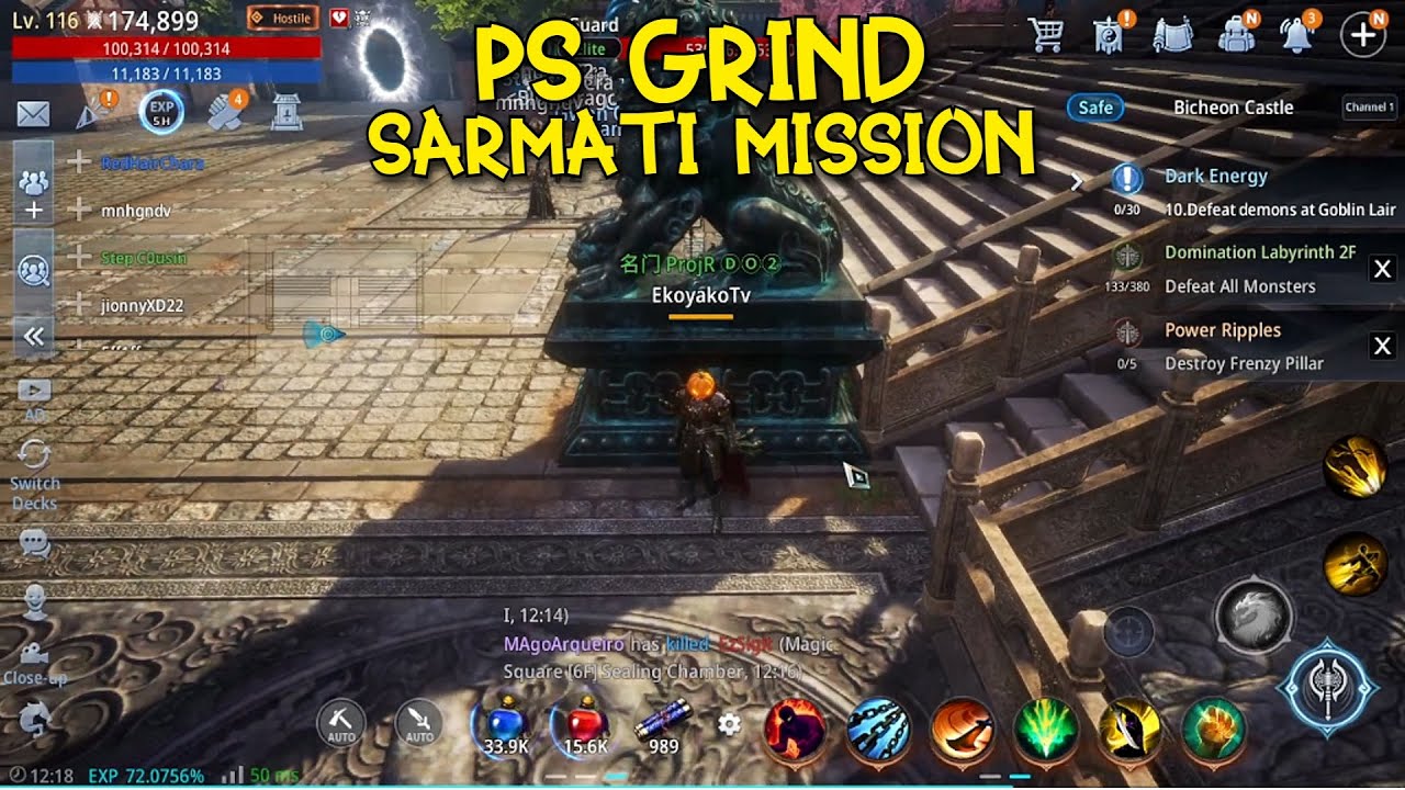 PS GRIND FOR SARMATI MISSION | MIR4 - YouTube