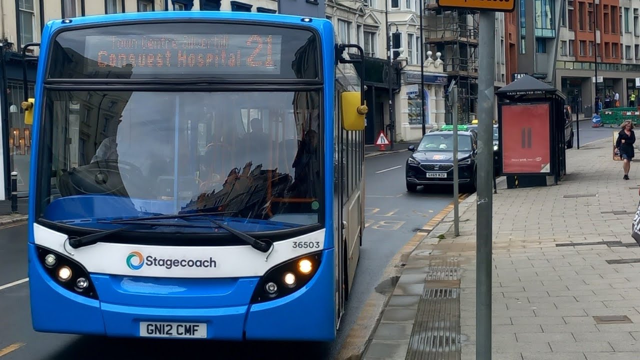Onboard Stagecoach Bus 36503 (GN12 CMF) - YouTube