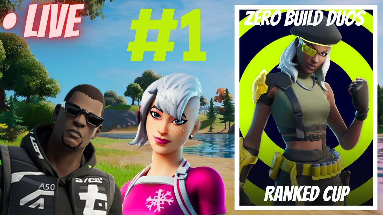 🔴WINNING THE ZERO BUILD DUOS RANKED CUP!🔴TOP 100 CONTROLLER PLAYER!🔴 ...