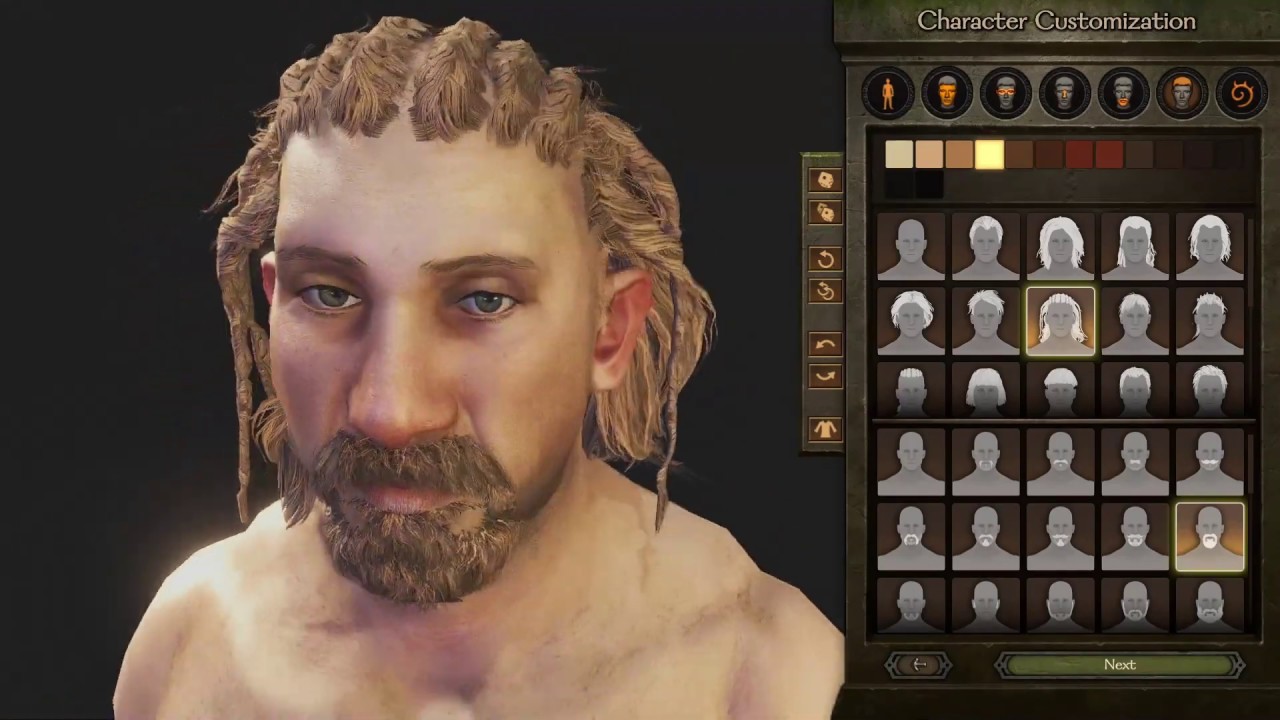 Mount and Blade Mod Review Detailed Character Creation - YouTube
