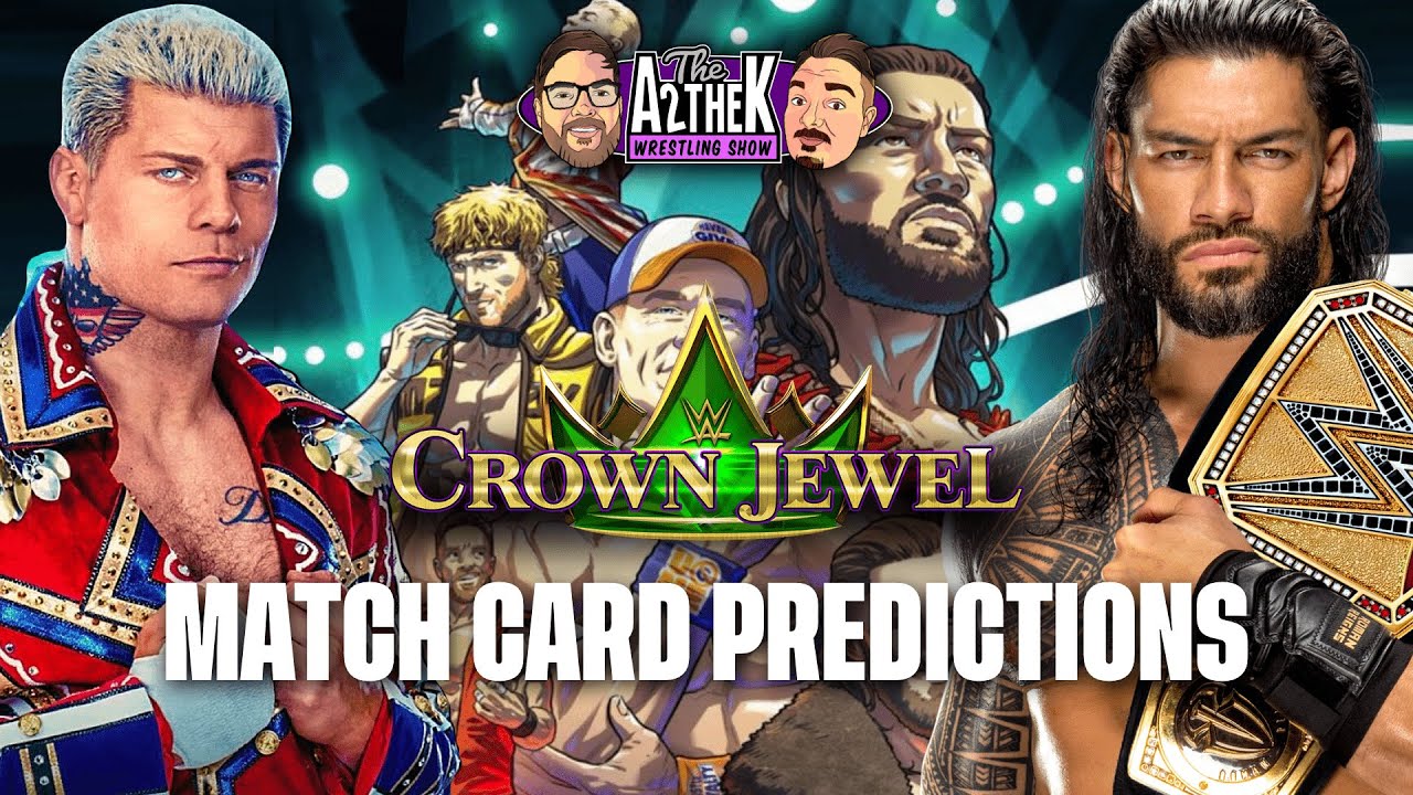 WWE CROWN JEWEL 2023 - Match Card Predictions - YouTube