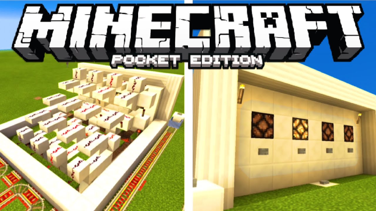 Minecraft PE: Redstone Tutorial - "AUTO TRACK CHANGING TRAIN STATION ...