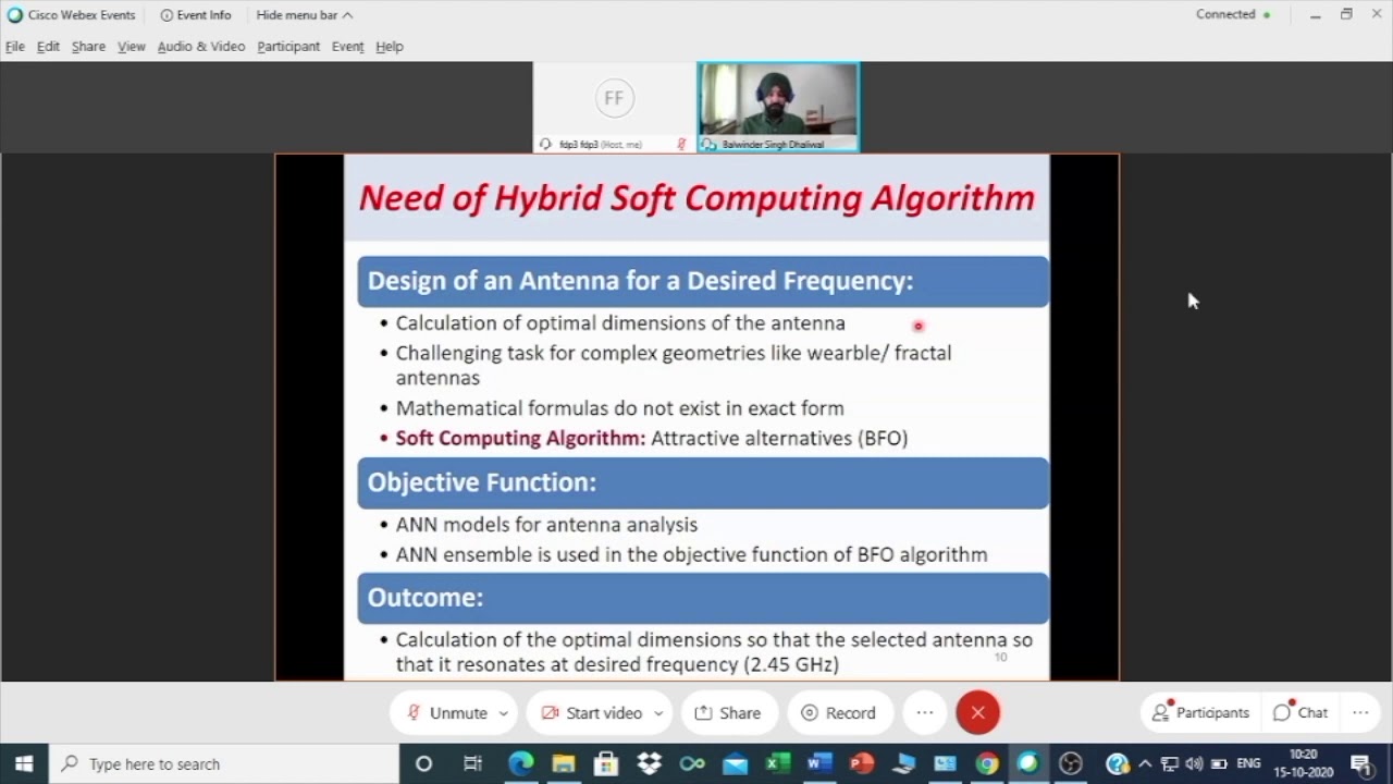 Atal FDP|| Soft Computing Techniques for Flexible and Wearable Antennas||Dr. Balwinder Singh ...