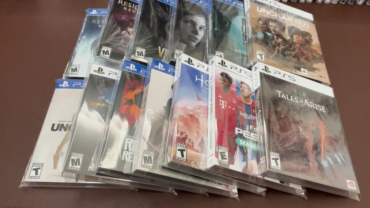 PS4 PS5 XBOX GAME Custom Cover & Clear Plastic Case VOL.19 - YouTube